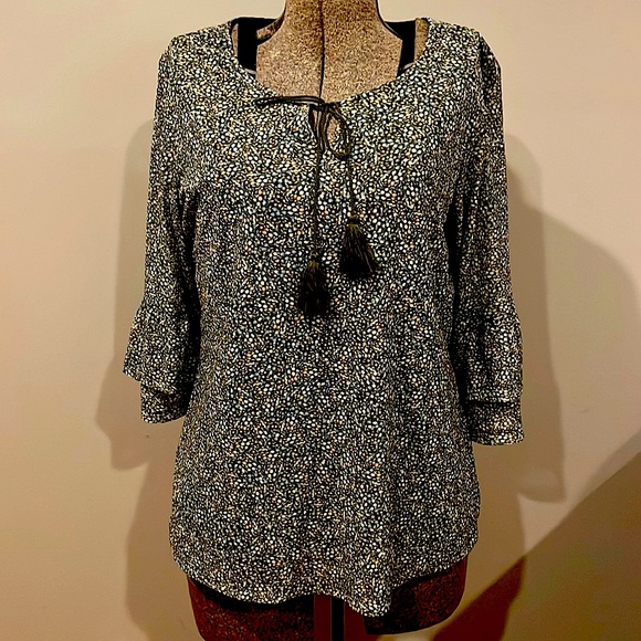 Christopher & Banks | Tops | Christopher Banks 34 Sleeve Blouse | Poshmark